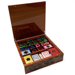 bello games collezioni - palermo luxury poker chips & card set from italy