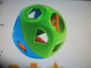 shape o ball toy by tupperware