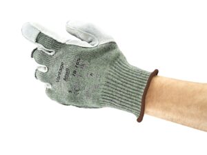 ansell vantage 70-765 kevlar/cotton glove, cut resistant, knit wrist cuff, x-large (pack of 12)