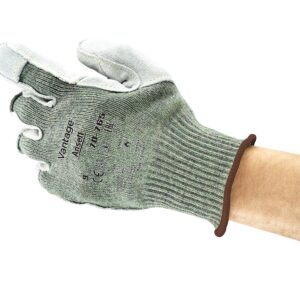 Ansell Vantage 70-765 Kevlar/Cotton Glove, Cut Resistant, Knit Wrist Cuff, X-Large (Pack of 12)