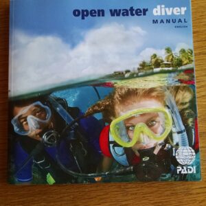 PADI Open Water Diver Manual with Table