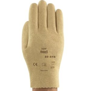 Ansell KSR 22-515 Vinyl Glove, Coated on Interlock Knit Liner, Medium (Pack of 12 Pairs)