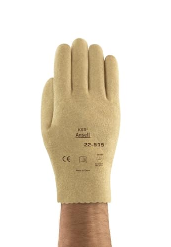 Ansell KSR 22-515 Vinyl Glove, Coated on Interlock Knit Liner, Medium (Pack of 12 Pairs)