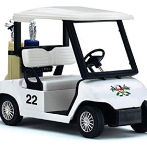 KiNSFUN Golf Cart 4½" Die Cast Metal Model Pullback Action Toy