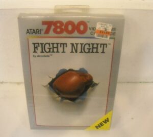 atari 7800 fight night game by accolade