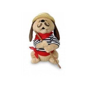 cuddle barn - gondolomio | romantic italian animated plush puppy dog toy dancing and singing song ole sole mio valentine's gift, 12 inches