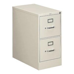 HON 312PQ 310 Series Two-Drawer, Full-Suspension File, Letter, 26-1/2d, Light Gray