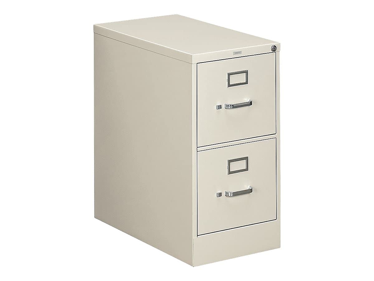 HON 312PQ 310 Series Two-Drawer, Full-Suspension File, Letter, 26-1/2d, Light Gray