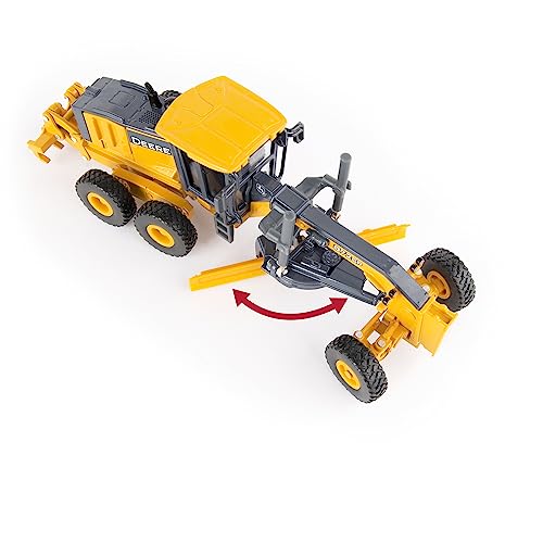 ERTL Prestige Collection - John Deere 872GP Grader Tractor Toy Replica - 1:50 Scale - Authentic Die-Cast Metal Material - John Deere Tractor Toys - Farm Toys Ages 14 Years and Up