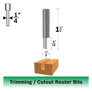 Bosch 85280 Solid Carbide 1/4-Inch Diameter by 1/4-Inch Cut Length Rip and Slotter