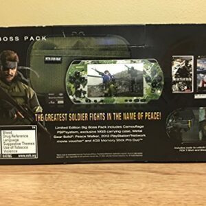 PlayStation Portable PSP-3000 Console Metal Gear Solid Peace Walker Big Boss Bundle Pack