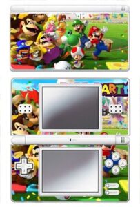 mario party game skin for nintendo ds lite console