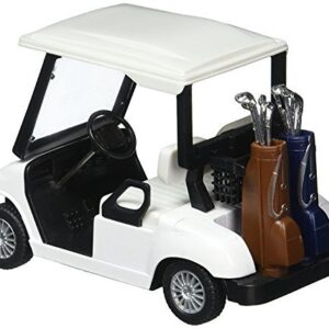 KiNSFUN Golf Cart 4½" Die Cast Metal Model Pullback Action Toy