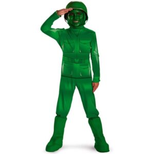 green army man deluxe costume, child m(7-8)