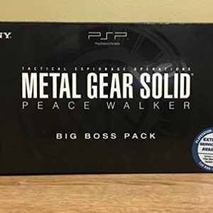 PlayStation Portable PSP-3000 Console Metal Gear Solid Peace Walker Big Boss Bundle Pack