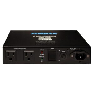 Furman AC-215A Compact Power Conditioner with Auto-Resetting Voltage Protection - Black