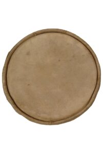 dholak goatskin unloaded head, 8.5"