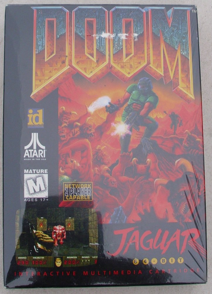 Doom Jaguar Atari Video Game 64 Bit