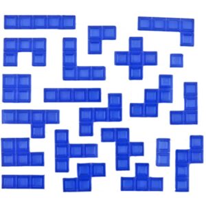 blokus game replacement parts ~ 21 blue pieces