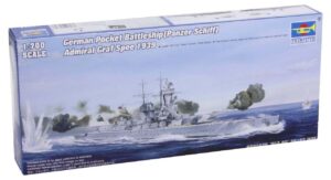 trumpeter 1/700 german admiral graf spee pocket battleship 1939 model kit