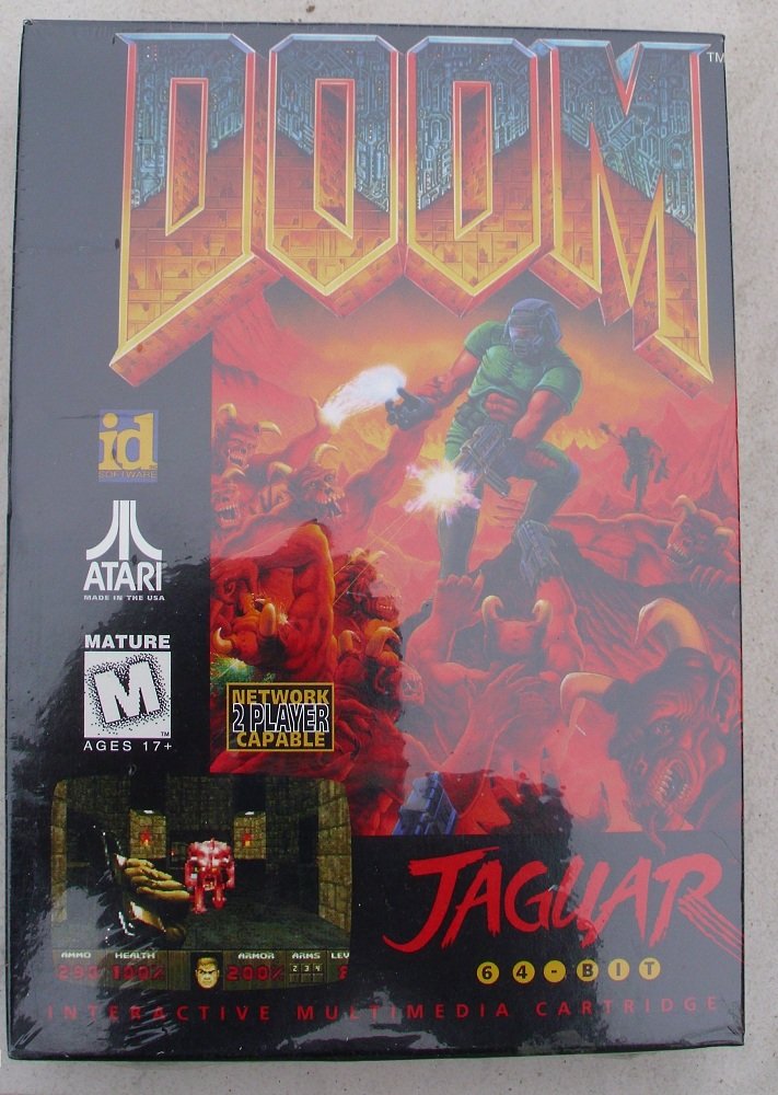 Doom Jaguar Atari Video Game 64 Bit