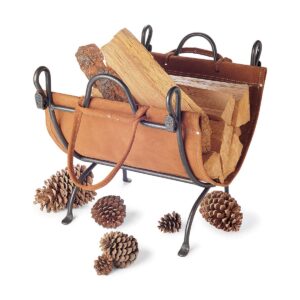 pilgrim home & hearth 18518 folding log carrier