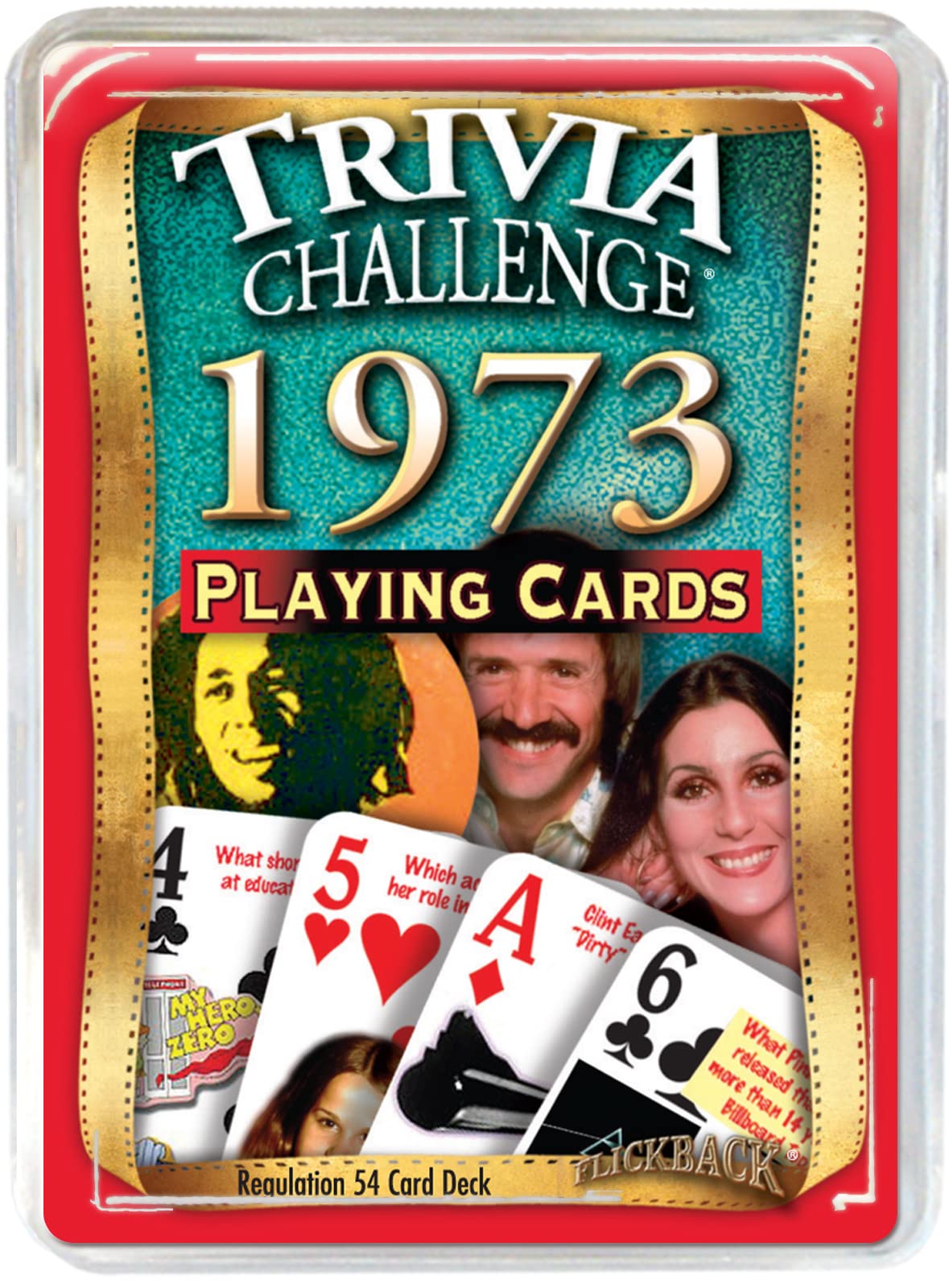 Flickback 1973 Trivia Playing Cards: 50th Birthday or Anniversary Cards