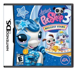 littlest pet shop 3 biggest stars blue team - nintendo ds