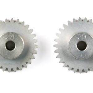 Tamiya 300054229 – FF 03 Pinion Gear 28/29Z Module 0.6, Flour