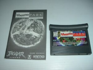 theme park atari jaguar 64-bit cartridge