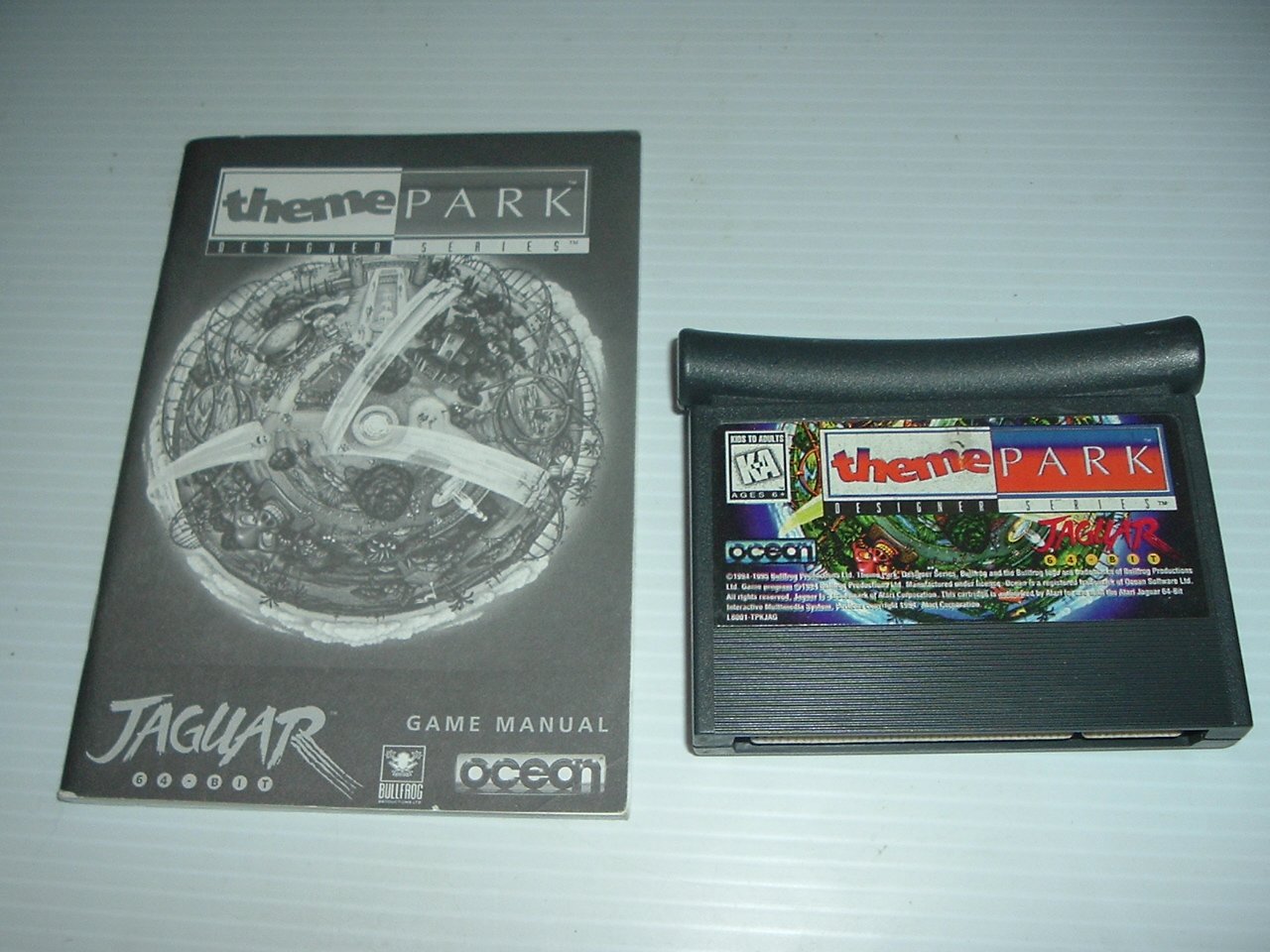 Theme Park Atari Jaguar 64-Bit Cartridge