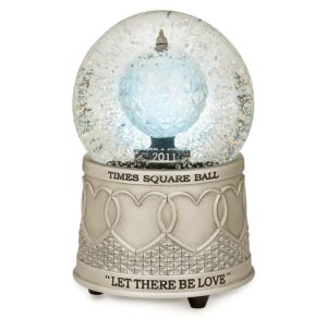 2011 times square new year's eve ball snowglobe (auld lang syne)