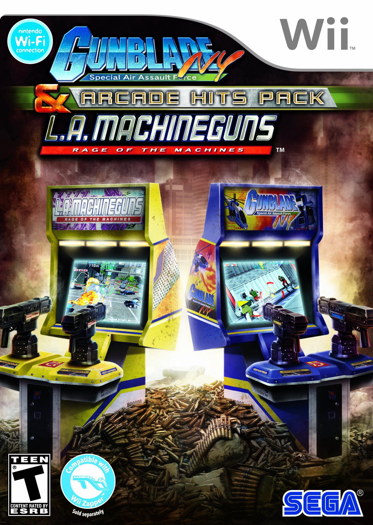 Gunblade NY: Special Air Assault Force and L.A Machineguns: Rage of the Machines - Arcade Hits Pack - Nintendo Wii (Special)