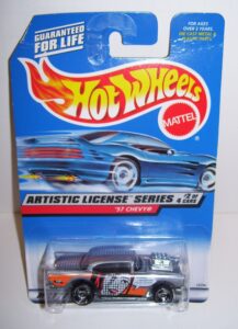 1997 hotwheels '57 chevy artistic license series