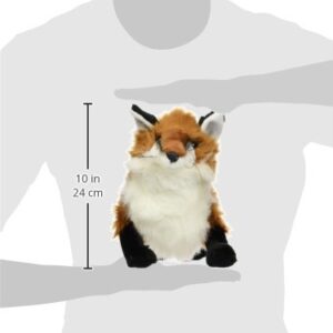 Folkmanis Red Fox Hand Puppet, Rust, White, Black, 1 EA