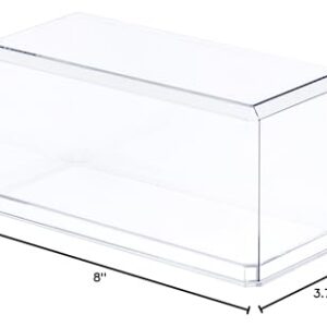 Pioneer Plastics 1/32 Clear Plastic Display Case - Stackable