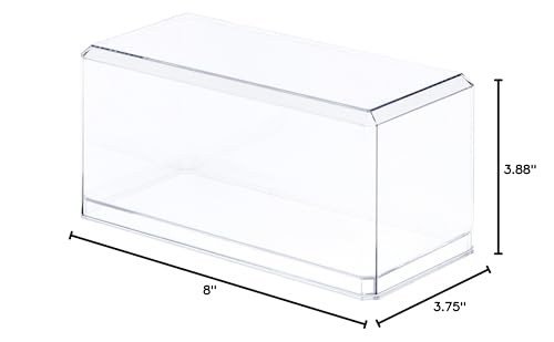 Pioneer Plastics 1/32 Clear Plastic Display Case - Stackable