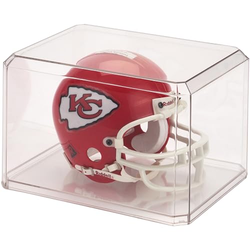 Pioneer Plastics 865C Clear Plastic Mini Helmet Display Cases, 8" W x 6" D x 5" H (Mailer Box)