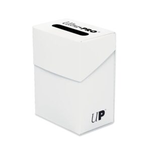 ultra pro solid white deck box