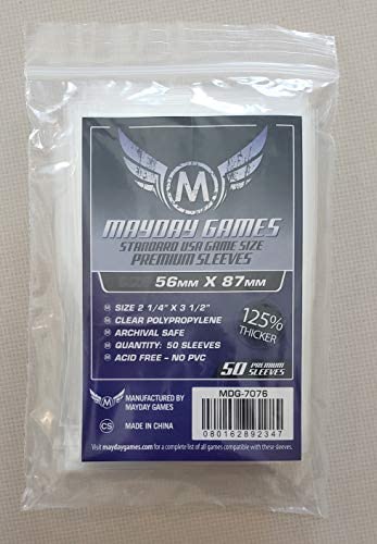 Mayday Games 7076 Usa Boared Game Sleeves,wood, Dark Purple