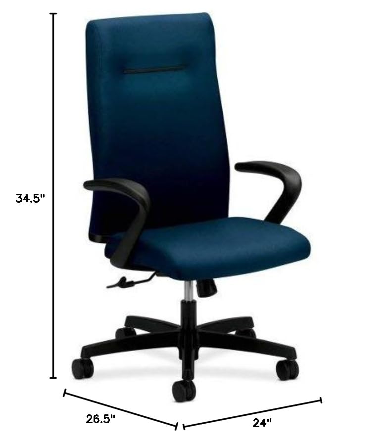 Hon Executive High-Back Chair, 27" x 38" x 47-1/2", Mariner