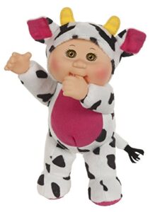 cabbage patch kids clara cow cutie baby doll, 9"