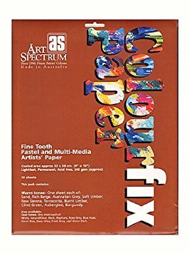 Art Spectrum Colourfix Paper Rainbow Packs Warm Tones Pack of 10