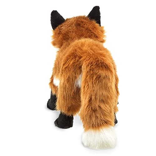 Folkmanis Red Fox Hand Puppet, Rust, White, Black, 1 EA