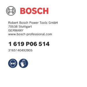 Bosch Professional Cutting Guide with Dust Extraction Outlet (Ø 100/115/125 mm, Accessories for Angle Grinders)