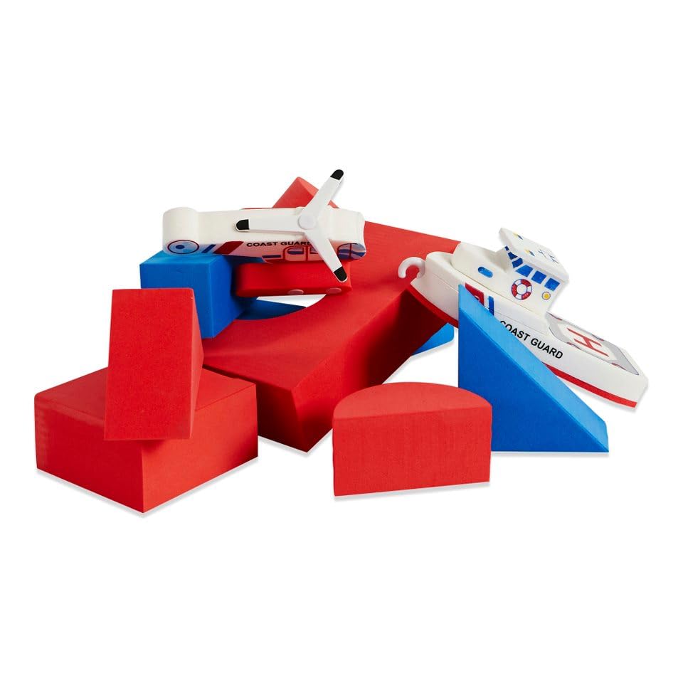 BathBlocks Coast Guard Boat & Helicopter Bath Toy Pool Toy in Science Museums and Childrens Museums Nationwide.