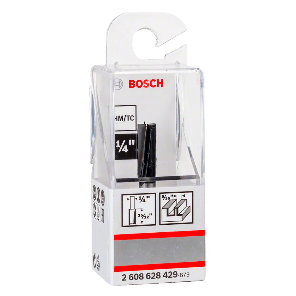 Bosch 2608628429 Straight Bit Centre Cut, 7.9mm x 19.8mm