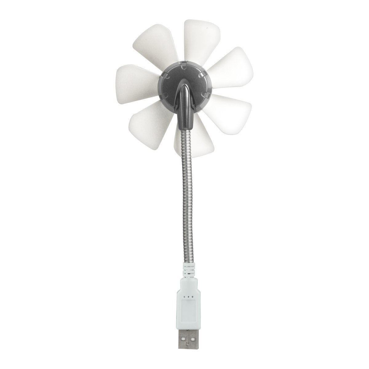 ARCTIC Breeze Mobile - Mini USB Desktop Fan with Flexible Neck, Portable Desk Fan for Home, Office, Silent USB Fan, Fan Speed: 1700 RPM - White