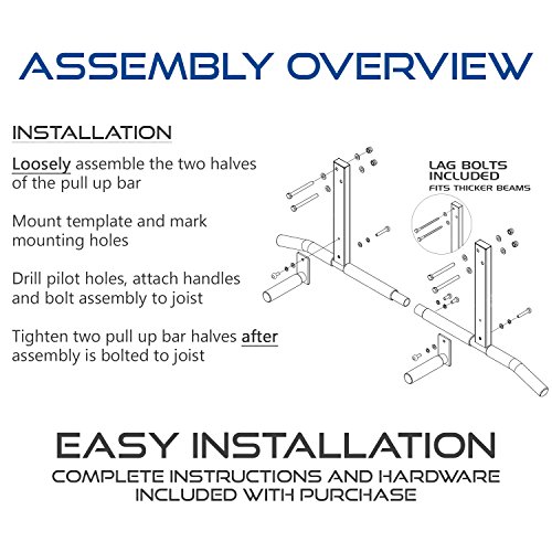 Joist Mount Pull Up Bar by Ultimate Body Press