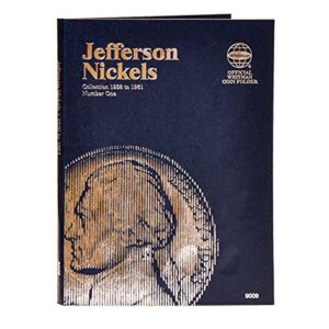 whitman u.s. jefferson nickel coin folder 1938-1961 vol. 1 #9009